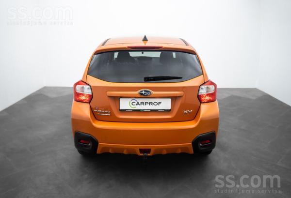 Orange Subaru XV 2012 in Riga, with an engine capacity of 1.60 L and mileage of 240 thousand km for 6999 €, photo 5 on AUTOMOTO.COM.LV