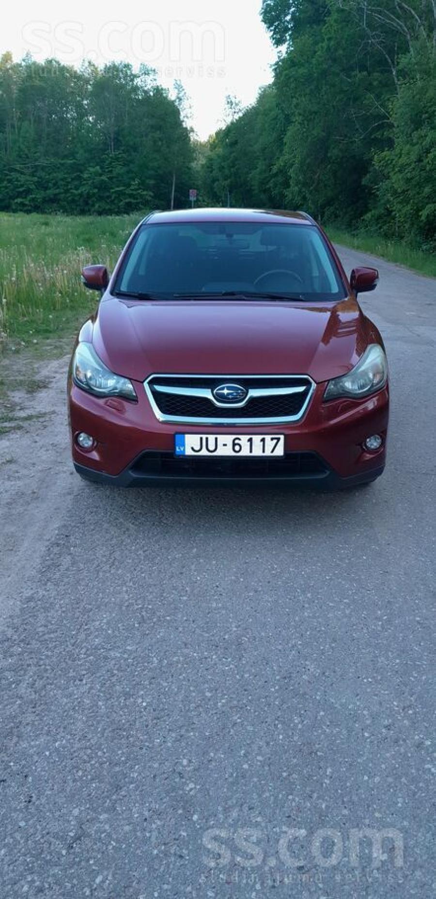 Red Subaru XV 2014 in Riga, with an engine capacity of 2.00 L and mileage of 142 thousand km for 6800 €, photo 6 on AUTOMOTO.COM.LV