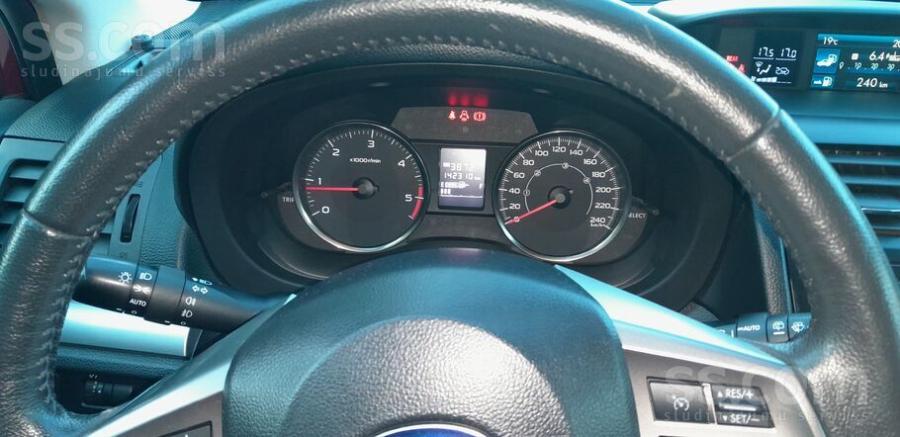 Red Subaru XV 2014 in Riga, with an engine capacity of 2.00 L and mileage of 142 thousand km for 6800 €, photo 9 on AUTOMOTO.COM.LV