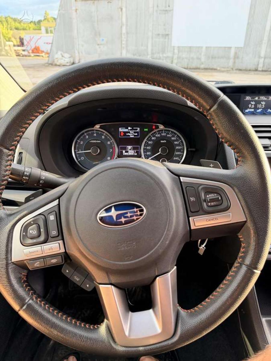 Red Subaru XV 2017 in Vilnius, with an engine capacity of 2.00 L and mileage of 85 thousand km for 15900 €, photo 11 on AUTOMOTO.COM.LV