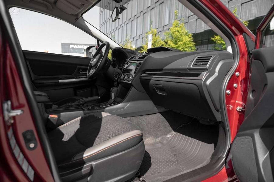 Red Subaru XV 2017 in Vilnius, with an engine capacity of 2.00 L and mileage of 115 thousand km for 12950 €, photo 22 on AUTOMOTO.COM.LV