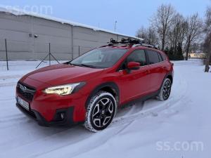 Red Subaru XV 2018 in Riga, with an engine capacity of 2.00 L and mileage of 163 thousand km for 15490 €, photo 5 on AUTOMOTO.COM.LV