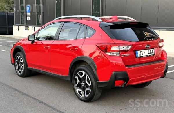 Red Subaru XV 2018 in Riga, with an engine capacity of 2.00 L and mileage of 60 thousand km for 17700 €, photo 6 on AUTOMOTO.COM.LV