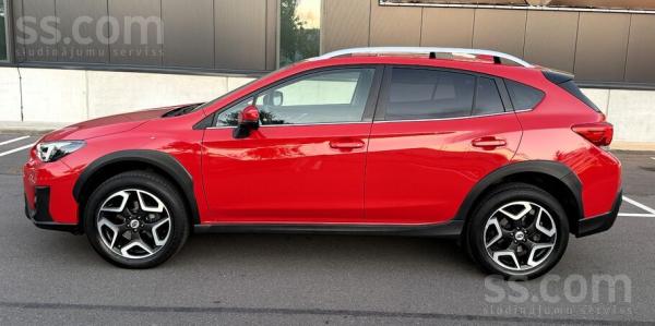 Red Subaru XV 2018 in Riga, with an engine capacity of 2.00 L and mileage of 60 thousand km for 17700 €, photo 9 on AUTOMOTO.COM.LV