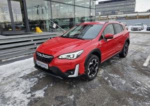 Red Subaru XV 2021 in Vilnius, with an engine capacity of 2.00 L and mileage of 49 thousand km for 22290 €, photo  on AUTOMOTO.COM.LV
