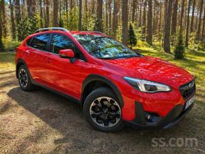 Red Subaru XV 2021 in Jurmala, with an engine capacity of 1.60 L and mileage of 95 thousand km for 16250 €, photo 3 on AUTOMOTO.COM.LV