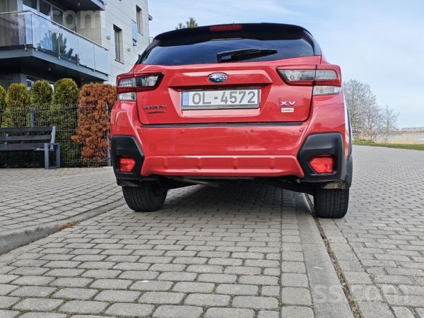 Red Subaru XV 2021 in Jurmala, with an engine capacity of 1.60 L and mileage of 95 thousand km for 16250 €, photo 4 on AUTOMOTO.COM.LV