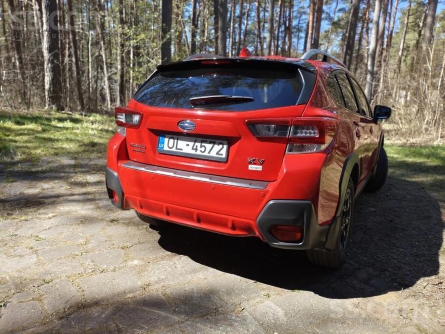 Red Subaru XV 2021 in Jurmala, with an engine capacity of 1.60 L and mileage of 95 thousand km for 16250 €, photo 7 on AUTOMOTO.COM.LV