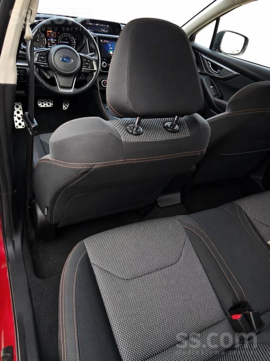 Red Subaru XV 2021 in Jurmala, with an engine capacity of 1.60 L and mileage of 95 thousand km for 16250 €, photo 15 on AUTOMOTO.COM.LV