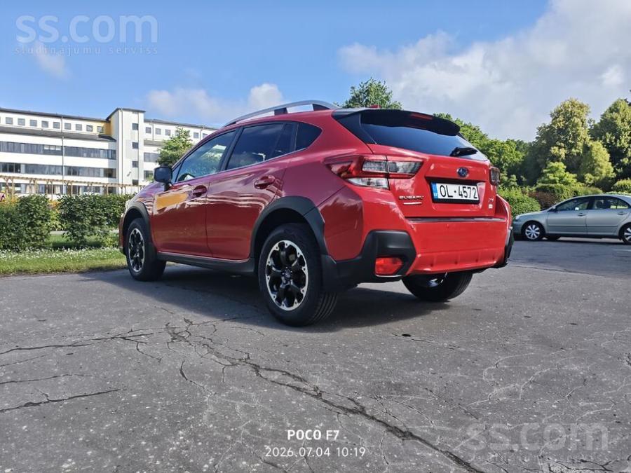 Red Subaru XV 2021 in Riga, with an engine capacity of 1.60 L and mileage of 95 thousand km for 14500 €, photo 3 on AUTOMOTO.COM.LV