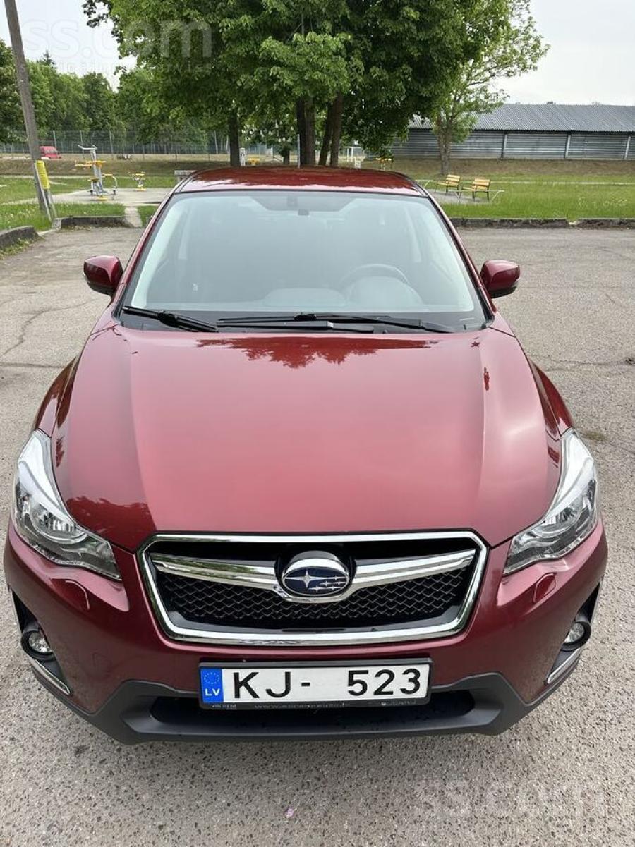 Sarkans Subaru XV 2016 Saldus, ar dzinēja tilpumu 2.00 L un nobraukumu 112 tūkst. km par 8000 €, foto 1 vietnē AUTOMOTO.COM.LV