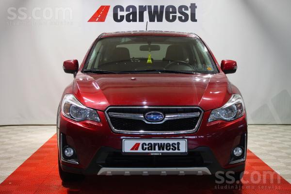 Red Subaru XV 2017 in Riga, with an engine capacity of 2.00 L and mileage of 81 thousand km for 13700 €, photo 3 on AUTOMOTO.COM.LV