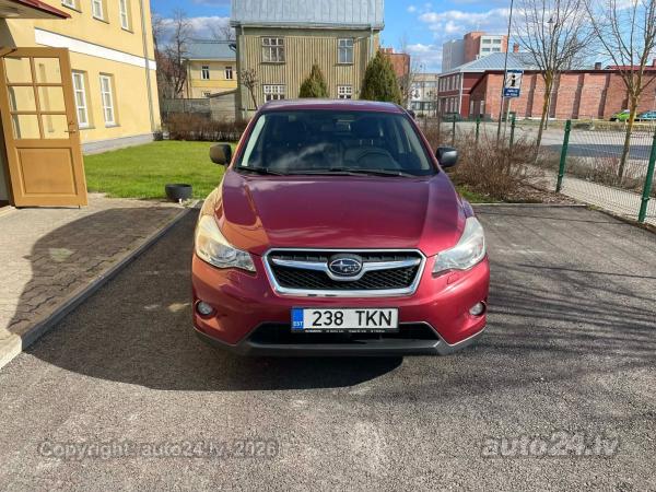 Red Subaru XV 2013 in Tallinn, with an engine capacity of 2.00 L and mileage of 105 thousand km for 8999 €, photo 2 on AUTOMOTO.COM.LV