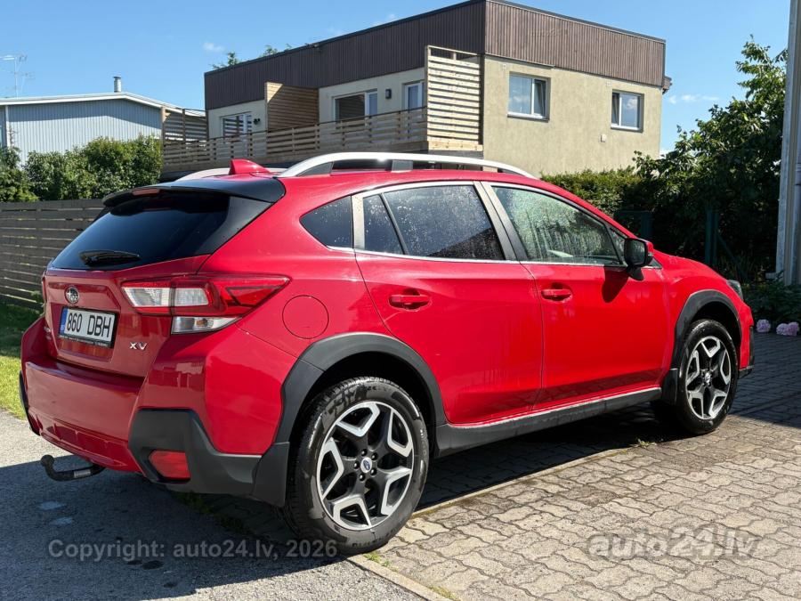 Red Subaru XV 2018 in Tallinn, with an engine capacity of 2.00 L and mileage of 176 thousand km for 16000 €, photo 4 on AUTOMOTO.COM.LV