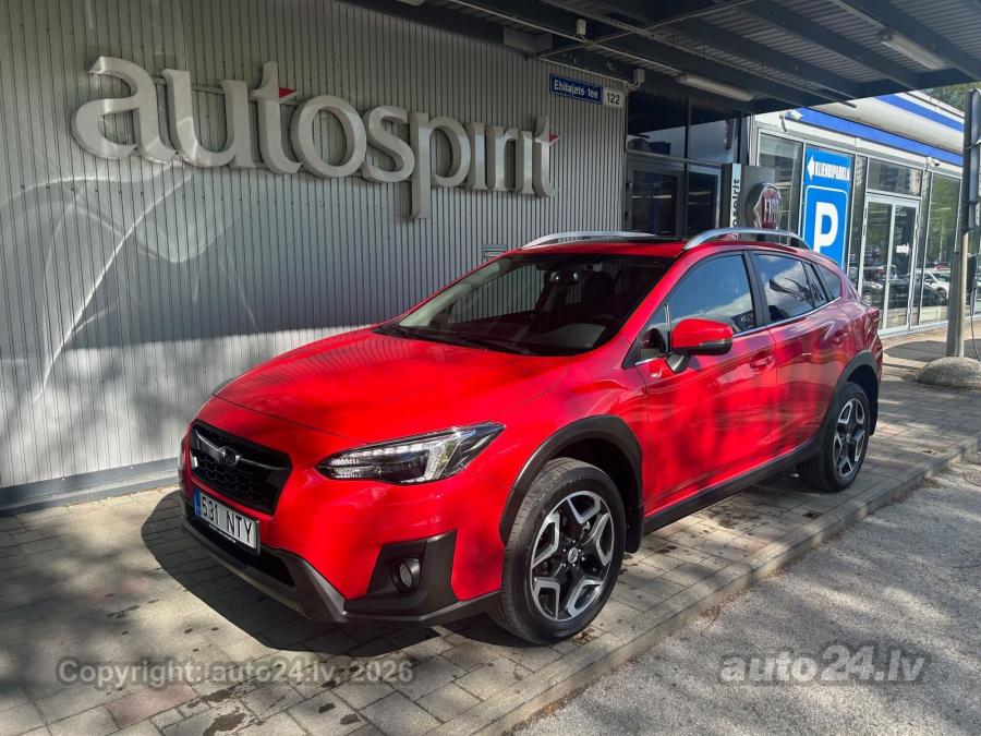 Red Subaru XV 2019 in Tallinn, with an engine capacity of 2.00 L and mileage of 96 thousand km for 18490 €, photo 1 on AUTOMOTO.COM.LV
