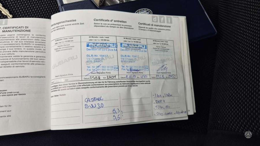 Белый Субару ХВ 2012 в Вильнюс, объемом двигателя 2.00 л и пробегом 215 тыс. км за 6500 €, фото 17 на AUTOMOTO.COM.LV