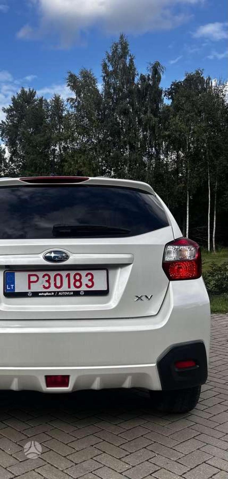 Balts Subaru XV 2012 Utena, ar dzinēja tilpumu 1.60 L un nobraukumu 146 tūkst. km par 6500 €, foto 20 vietnē AUTOMOTO.COM.LV