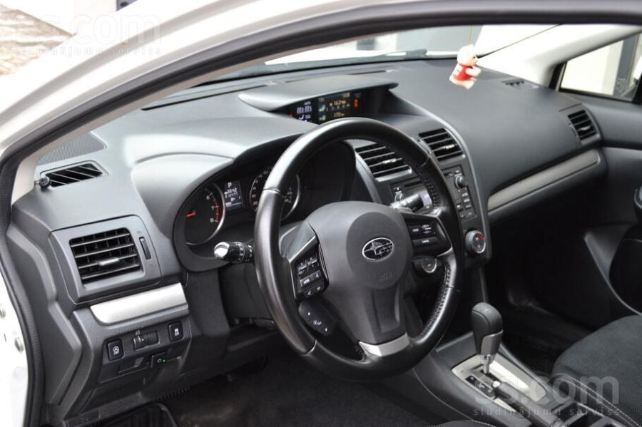 White Subaru XV 2013 in Riga, with an engine capacity of 2.00 L and mileage of 213 thousand km for 7200 €, photo 18 on AUTOMOTO.COM.LV