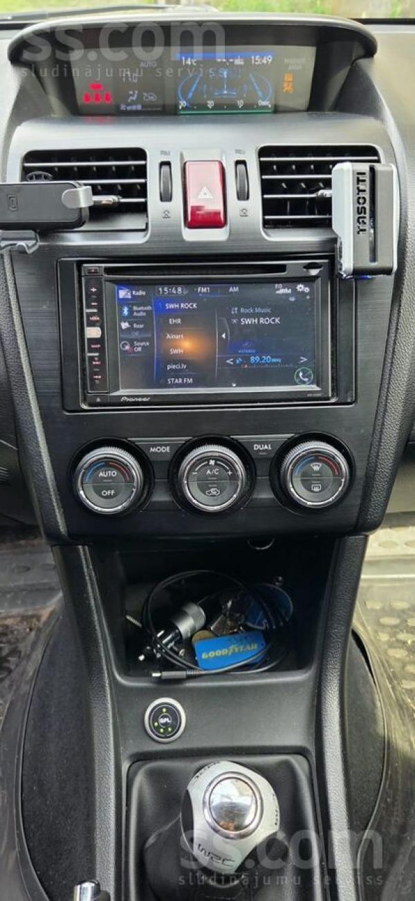 Balts Subaru XV 2014 Talsi, ar dzinēja tilpumu 2.00 L un nobraukumu 170 tūkst. km par 7350 €, foto 5 vietnē AUTOMOTO.COM.LV