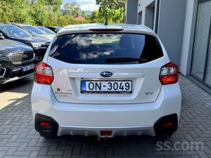 White Subaru XV 2014 in Riga, with an engine capacity of 2.00 L and mileage of 157 thousand km for 9400 €, photo 6 on AUTOMOTO.COM.LV