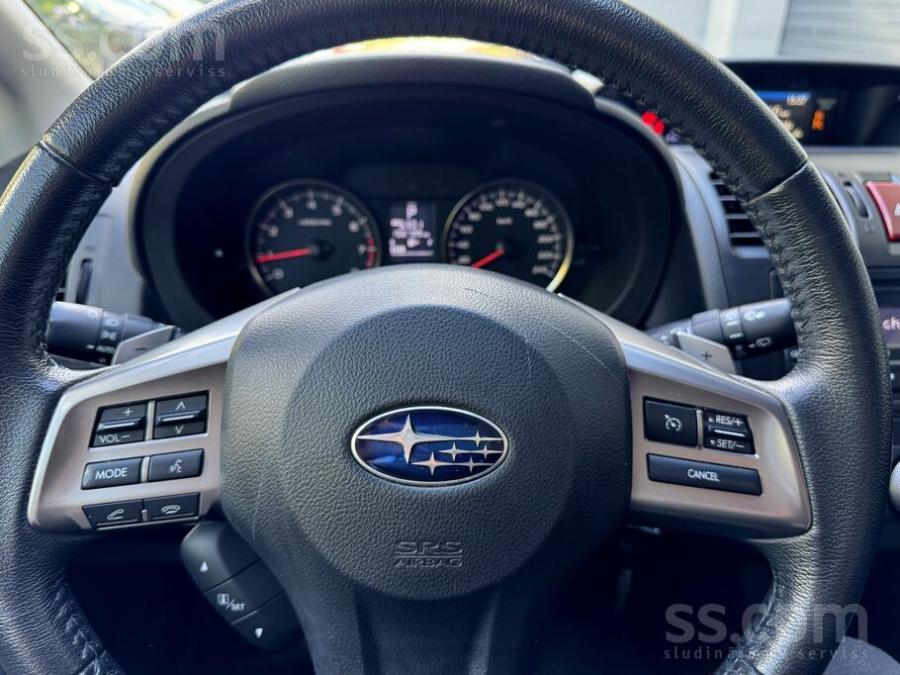 White Subaru XV 2014 in Riga, with an engine capacity of 2.00 L and mileage of 157 thousand km for 9400 €, photo 23 on AUTOMOTO.COM.LV