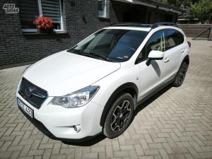 White Subaru XV 2015 in Vilnius, with an engine capacity of 2.00 L and mileage of 97 thousand km for 11500 €, photo  on AUTOMOTO.COM.LV