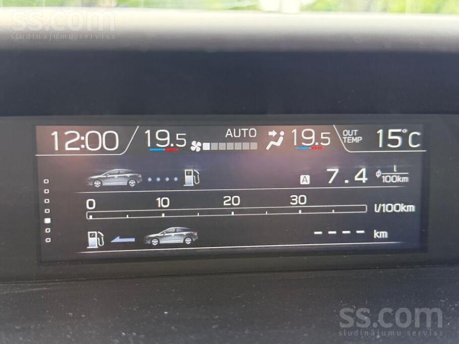 White Subaru XV 2021 in Riga, with an engine capacity of 1.60 L and mileage of 329 thousand km for 7000 €, photo 14 on AUTOMOTO.COM.LV