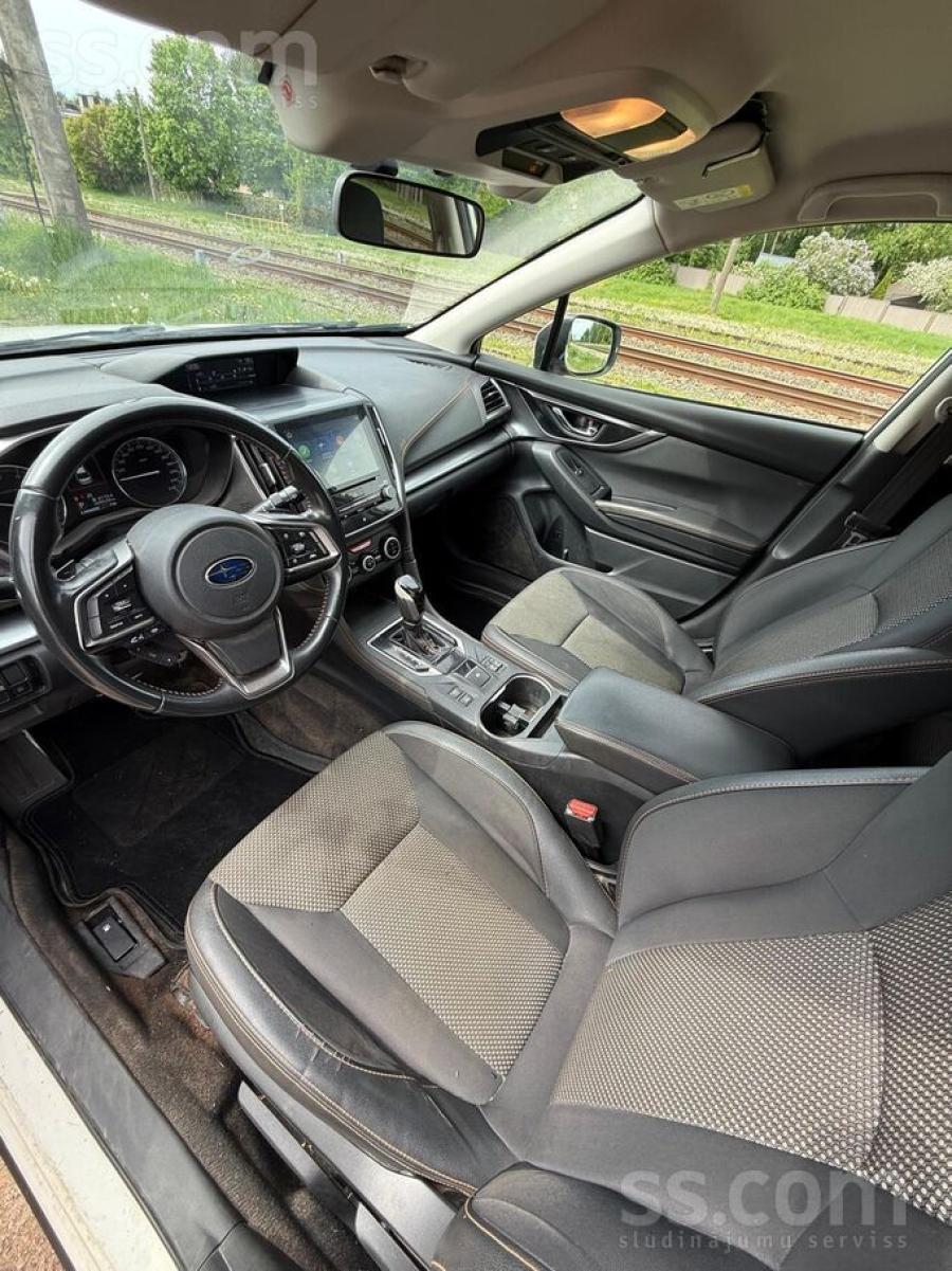 White Subaru XV 2021 in Riga, with an engine capacity of 1.60 L and mileage of 329 thousand km for 7000 €, photo 19 on AUTOMOTO.COM.LV