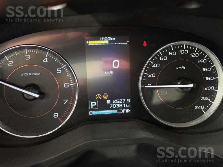 White Subaru XV 2023 in Riga, with an engine capacity of 1.60 L and mileage of 70 thousand km for 22900 €, photo 16 on AUTOMOTO.COM.LV