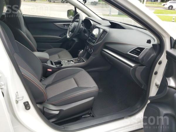 White Subaru XV 2023 in Riga, with an engine capacity of 1.60 L and mileage of 73 thousand km for 23300 €, photo 9 on AUTOMOTO.COM.LV