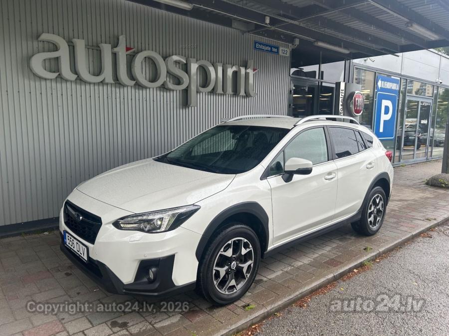 White Subaru XV 2018 in Tallinn, with an engine capacity of 1.60 L and mileage of 94 thousand km for 16900 €, photo 1 on AUTOMOTO.COM.LV