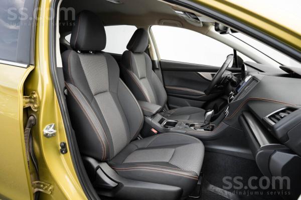Yellow Subaru XV 2023 in Riga, with an engine capacity of 2.00 L and mileage of 40 thousand km for 24750 €, photo 6 on AUTOMOTO.COM.LV