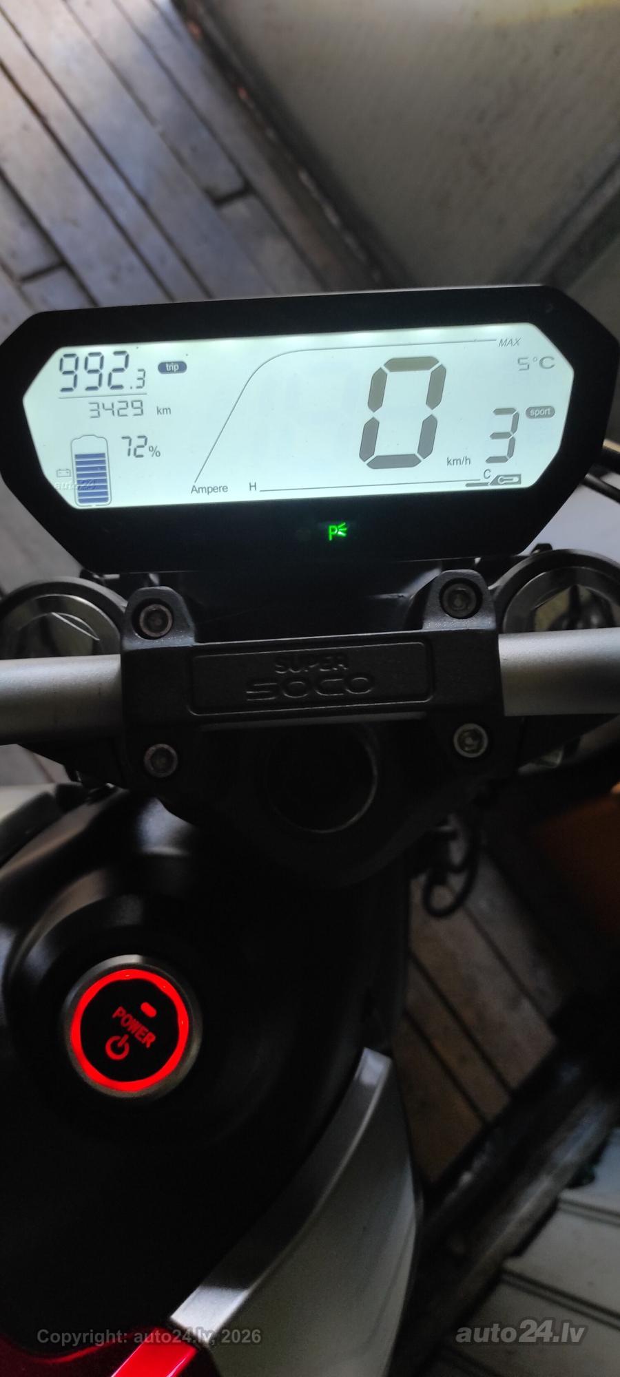 Sarkans Super SOCO TS 2020 Rapla, ar dzinēja tilpumu 0.00 L un nobraukumu 3 tūkst. km par 1600 €, foto 6 vietnē AUTOMOTO.COM.LV