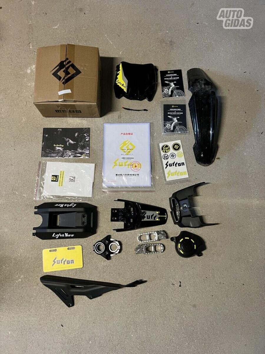 Melns Sur-Ron Light bee X 2025 Viļņa, ar dzinēja tilpumu 0.00 L un nobraukumu 4 tūkst. km par 3190 €, foto 13 vietnē AUTOMOTO.COM.LV