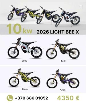 Sur-Ron Light bee X 2026 в Вильнюс, объемом двигателя 0.00 л и пробегом 0 тыс. км за 4350 €, фото 3 на AUTOMOTO.COM.LV