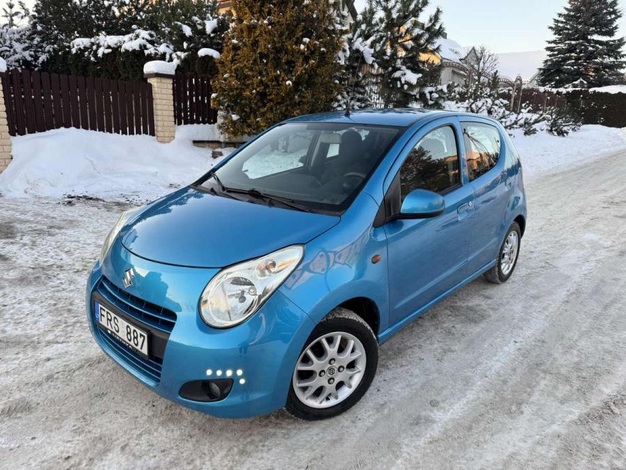 Blue Suzuki Alto 2011 in Vilnius, with an engine capacity of 1.00 L and mileage of 90 thousand km for 2850 €, photo 4 on AUTOMOTO.COM.LV