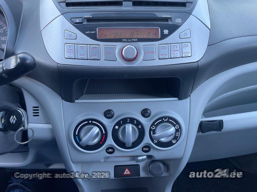 Grey Suzuki Alto 2011 in Tallinn, with an engine capacity of 1.00 L and mileage of 65 thousand km for 3290 €, photo 14 on AUTOMOTO.COM.LV