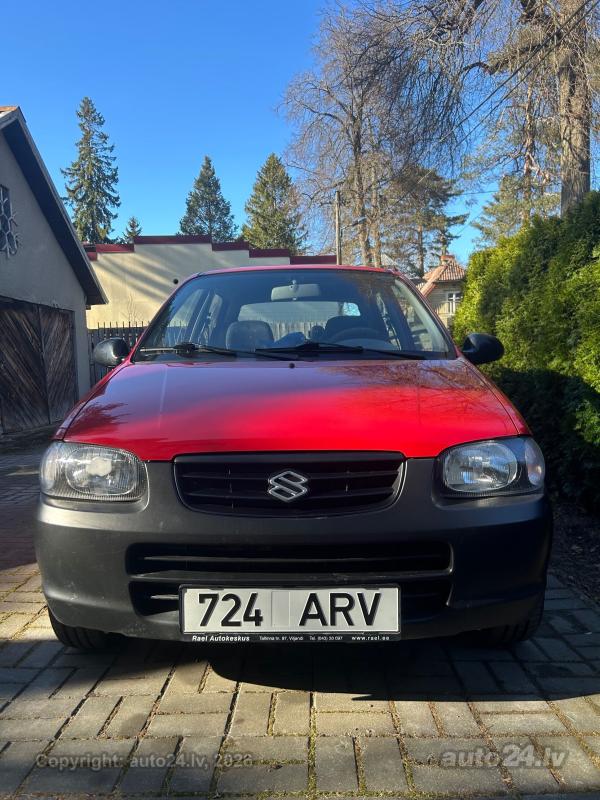 Sarkans Suzuki Alto 2003 Tallina, ar dzinēja tilpumu 1.10 L un nobraukumu 37 tūkst. km par 1500 €, foto 2 vietnē AUTOMOTO.COM.LV