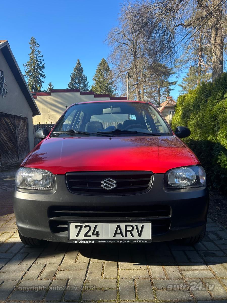Sarkans Suzuki Alto 2003 Tallina, ar dzinēja tilpumu 1.10 L un nobraukumu 37 tūkst. km par 1500 €, foto 3 vietnē AUTOMOTO.COM.LV