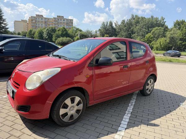 Красный Сузуки Альто 2009 в Каунас, объемом двигателя 1.00 л и пробегом 180 тыс. км за 450 €, фото 2 на AUTOMOTO.COM.LV
