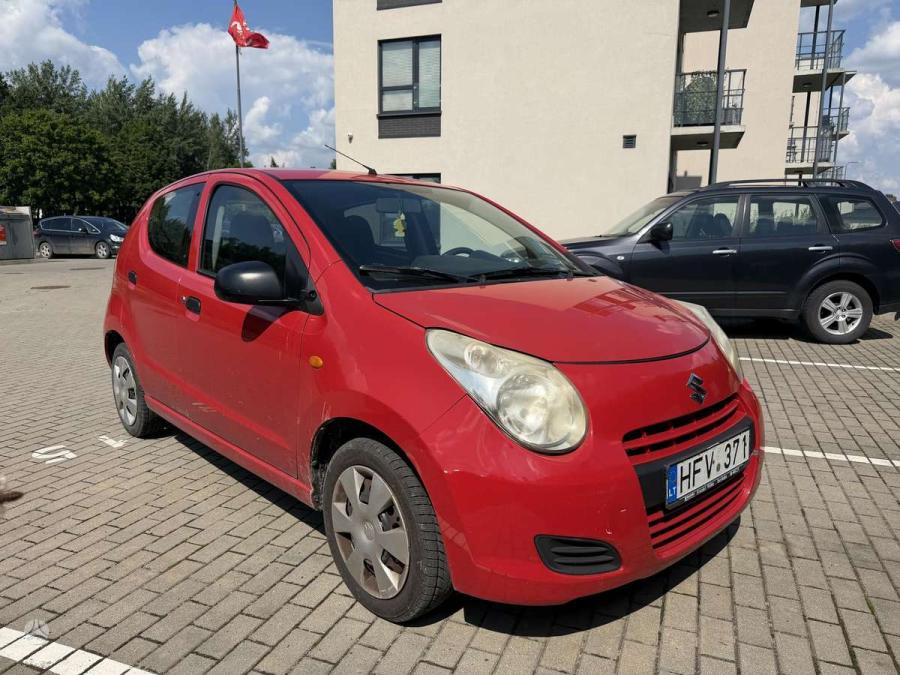 Sarkans Suzuki Alto 2009 Kauņa, ar dzinēja tilpumu 1.00 L un nobraukumu 180 tūkst. km par 450 €, foto 5 vietnē AUTOMOTO.COM.LV