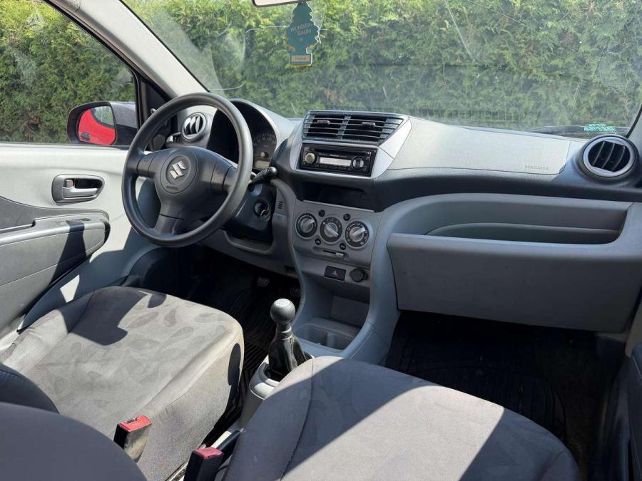 Sarkans Suzuki Alto 2009 Kauņa, ar dzinēja tilpumu 1.00 L un nobraukumu 180 tūkst. km par 450 €, foto 13 vietnē AUTOMOTO.COM.LV