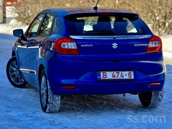 Blue Suzuki Baleno 2017 in Riga, with an engine capacity of 1.30 L and mileage of 0 thousand km for 6570 €, photo 4 on AUTOMOTO.COM.LV
