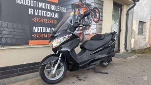 Melns Suzuki Burgman 2008 Panevēža, ar dzinēja tilpumu 0.20 L un nobraukumu 14 tūkst. km par 1450 €, foto 3 vietnē AUTOMOTO.COM.LV