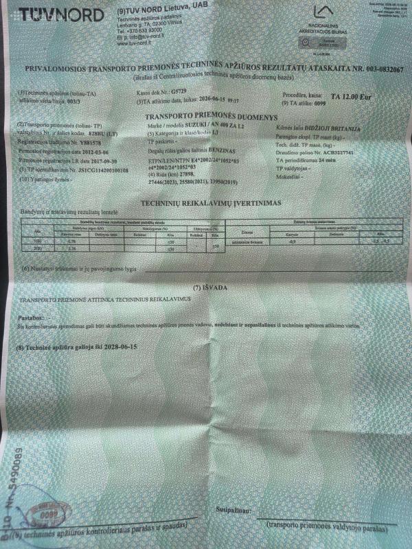 Melns Suzuki Burgman 2012 Viļņa, ar dzinēja tilpumu 0.40 L un nobraukumu 25 tūkst. km par 1900 €, foto 9 vietnē AUTOMOTO.COM.LV