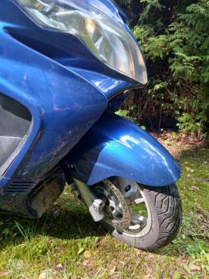 Blue Suzuki Burgman 2007 in Vilnius, with an engine capacity of 0.40 L and mileage of 35 thousand km for 1700 €, photo 13 on AUTOMOTO.COM.LV