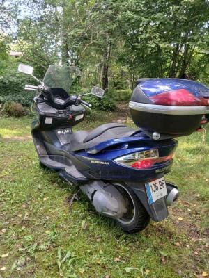 Blue Suzuki Burgman 2007 in Vilnius, with an engine capacity of 0.40 L and mileage of 35 thousand km for 1700 €, photo 15 on AUTOMOTO.COM.LV