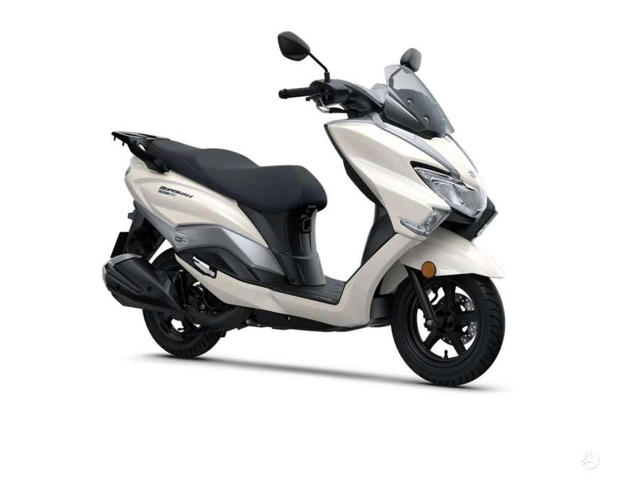 Zils Suzuki Burgman 2026 Viļņa, ar dzinēja tilpumu 0.13 L un nobraukumu 1 tūkst. km par 2990 €, foto 3 vietnē AUTOMOTO.COM.LV