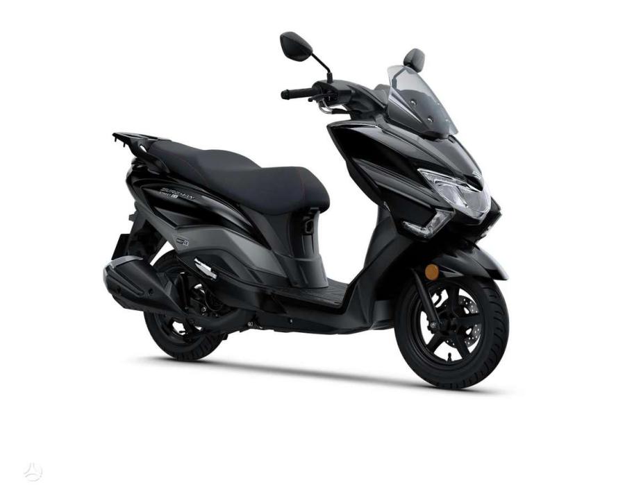 Zils Suzuki Burgman 2026 Viļņa, ar dzinēja tilpumu 0.13 L un nobraukumu 1 tūkst. km par 2990 €, foto 4 vietnē AUTOMOTO.COM.LV