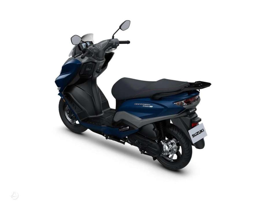 Zils Suzuki Burgman 2026 Viļņa, ar dzinēja tilpumu 0.13 L un nobraukumu 1 tūkst. km par 2990 €, foto 7 vietnē AUTOMOTO.COM.LV